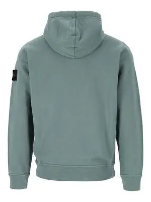 Stone Island Brushed Organic Cotton Hoodie