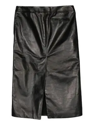 Alexander McQueen Leather Skirt