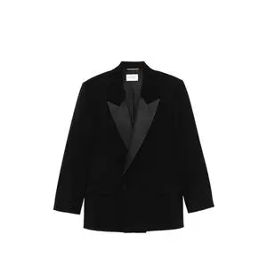 Saint Laurent Jackets Blazers - Black