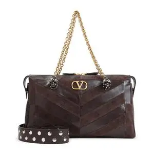Valentino Garavani Medium Panthea Shoulder Bag - Brown