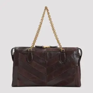 Valentino Garavani Medium Panthea Shoulder Bag - Brown