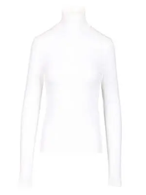 Celine High-neck Top - White