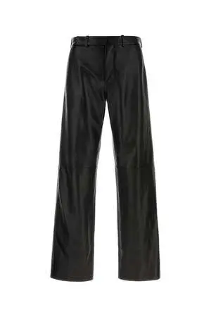 Fendi Nappa Leather Pant - Black