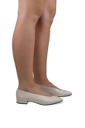 Loro Piana Rebecca Ballerinas - White