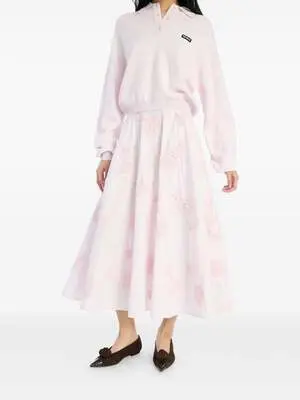 ROTATE BY BIRGER CHRISTENSEN The Flower Maxi Light Pink Long Skirt