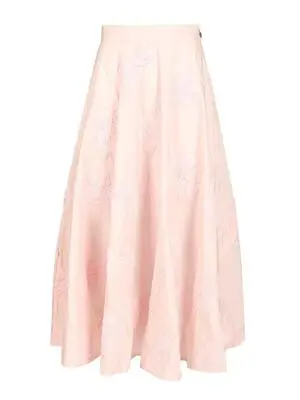 ROTATE BY BIRGER CHRISTENSEN The Flower Maxi Long Skirt - Multicolor