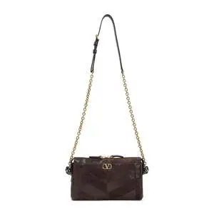Valentino Garavani Small Panthea Shoulder Bag - Brown