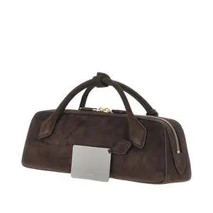 Alaïa Suede Leather 'le Teckel' Clutch