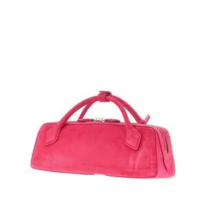 Alaïa Suede Leather Clutch - Pink