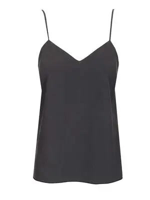 Max Mara Silk Canvas Top - Blue