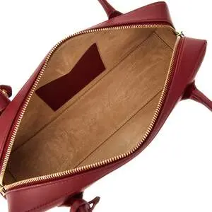 Alaïa Leather Medium 'le Teckel' Bag - Red