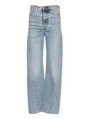 TOTEME Twist Seam Denim Jeans - Blue