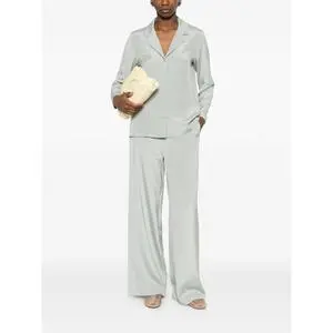 Max Mara Silk Palazzo Pants