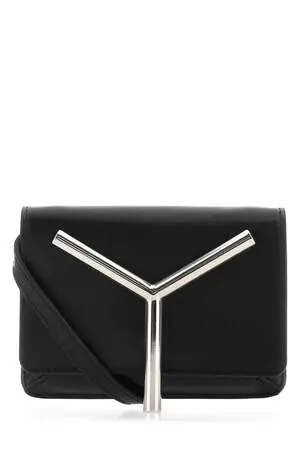 Y/project Leather Mini Crossbody Bag - Black