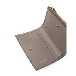 Saint Laurent Grey Wallets & Purses