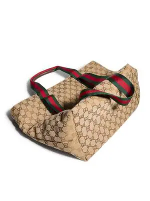 Gucci Small Gg Print Shopping Bag