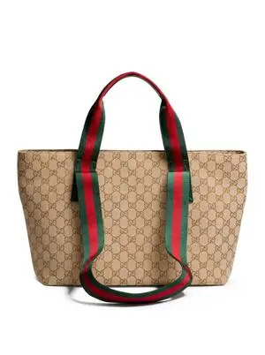 Gucci Small Gg Print Shopping Bag - Multicolor