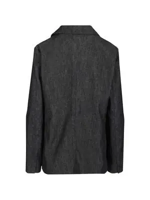 Max Mara Leone Stretch Denim Jacket - Blue