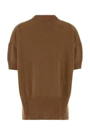 JIL SANDER Camel Cashmere Sweater