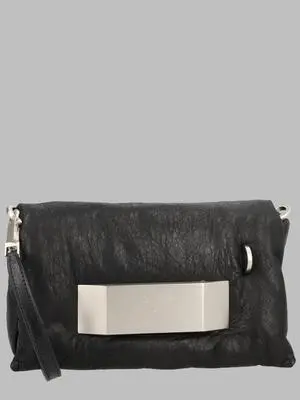 Rick Owens Borsa In Pelle Pillow Griffin - Black
