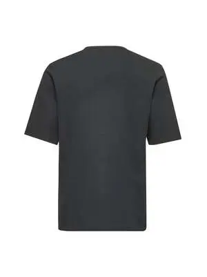 Saint Laurent Black Cotton T-shirt - Multicolor