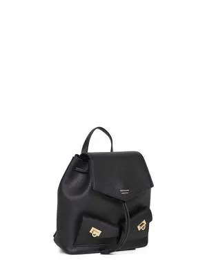 FERRAGAMO Black Harley Backpack