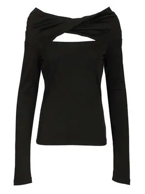 Max Mara Orafa Off-shoulder Top - Black