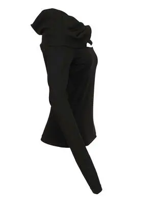 Max Mara Orafa Off-shoulder Top - Black
