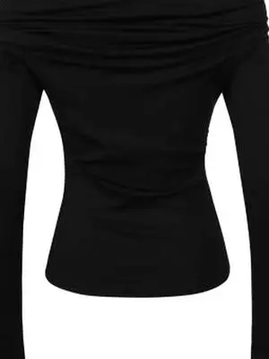 Max Mara Orafa Off-shoulder Top - Black