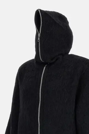 Our Legacy Full Zip Wool Hood - Multicolor