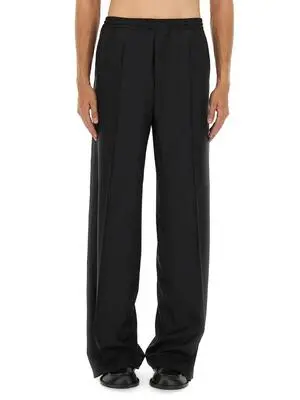 Moschino Wool Canvas Pants - Black