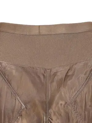Rick Owens Bias Satin Flared Trousers - Cream