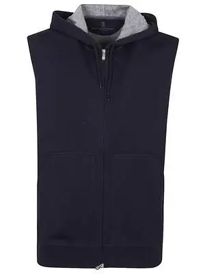 Brunello Cucinelli Sleeveless Hoodie - Multicolor