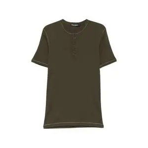 DOLCE & GABBANA Dolce & Gabbana Green T-Shirts & Vests - T-Shirts Men