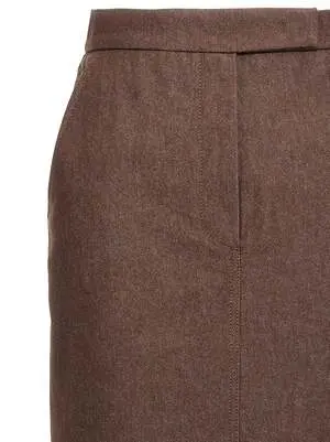 Max Mara Pianosa' Skirt - Brown