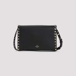 Valentino Garavani Small Rockstud Shoulder Bag - Black