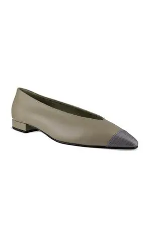 Loro Piana Rebecca Ballerinas - Green