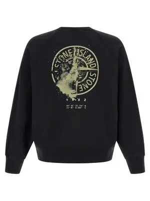 Stone Island Printed Sweatshirt - Black