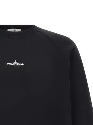 Stone Island Printed Sweatshirt - Black