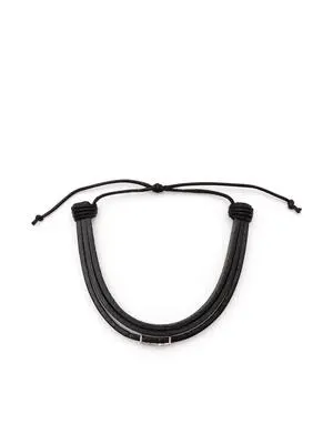 Saint Laurent Cassandre Leather Bracelet - Multicolor