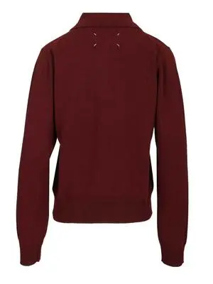 MAISON MARGIELA Wool Polo Shirt - Multicolor