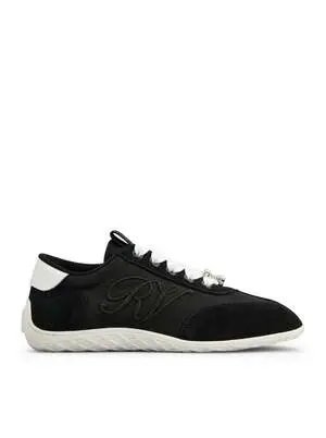 ROGER VIVIER Viv Low Suede Sneakers