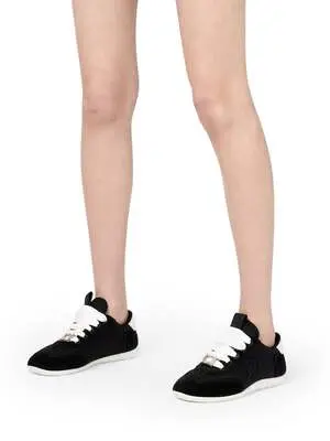 ROGER VIVIER Viv Low Suede Sneakers