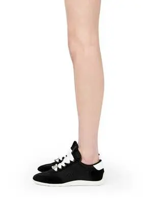 ROGER VIVIER Viv Low Suede Sneakers