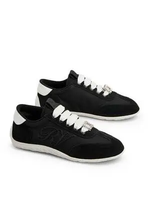 ROGER VIVIER Viv Low Suede Sneakers