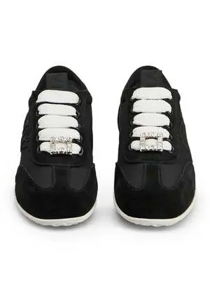 ROGER VIVIER Viv Low Suede Sneakers - Multicolor