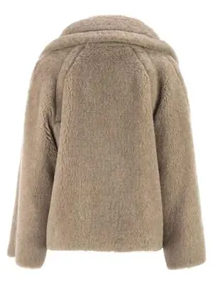 Max Mara Alpaca And Cashmere Teddy Coat - Cream