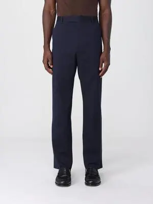 Gucci Slim Fit Cotton Twill Chino Trousers With Slash Pockets - Blue