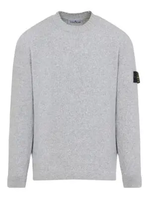 Stone Island Wool Blend Crewneck Sweater - Multicolor