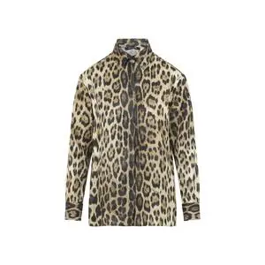 Roberto Cavalli Jaguard Print Shirt - Multicolor